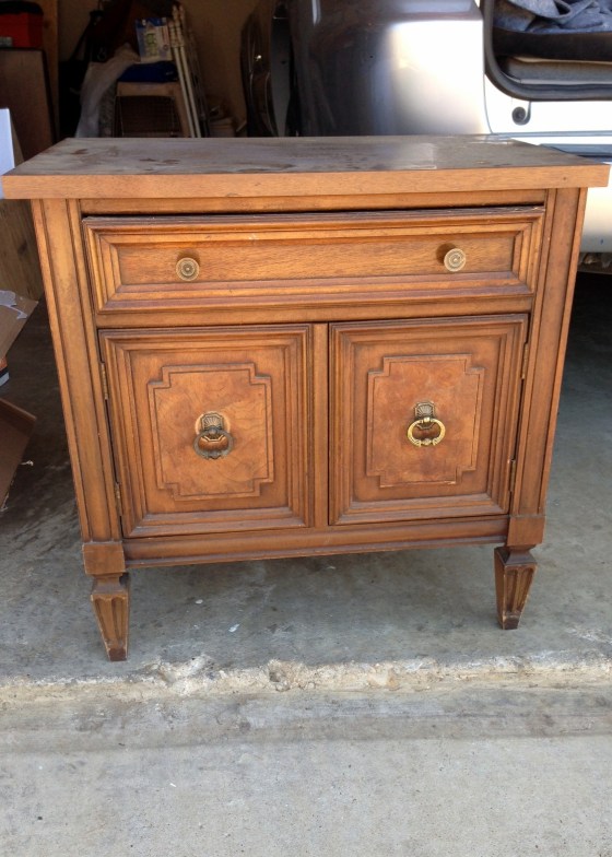 Vintage Bedside Table: Before & After | A Nester's Nest